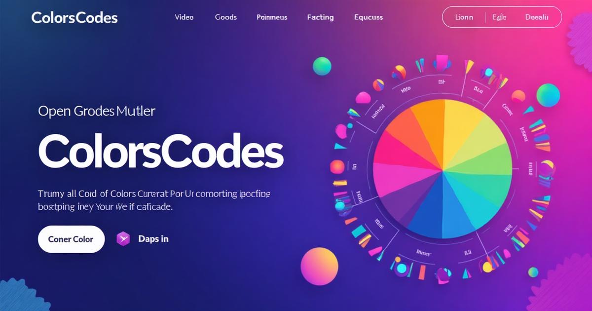 Colors Codes – Free Color Code Tools & Color Palette Generator